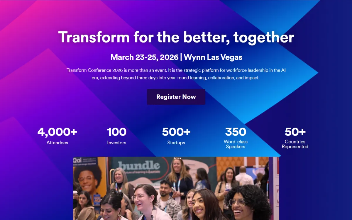 Transform 2026: People & Work Leadership | NextInHR
